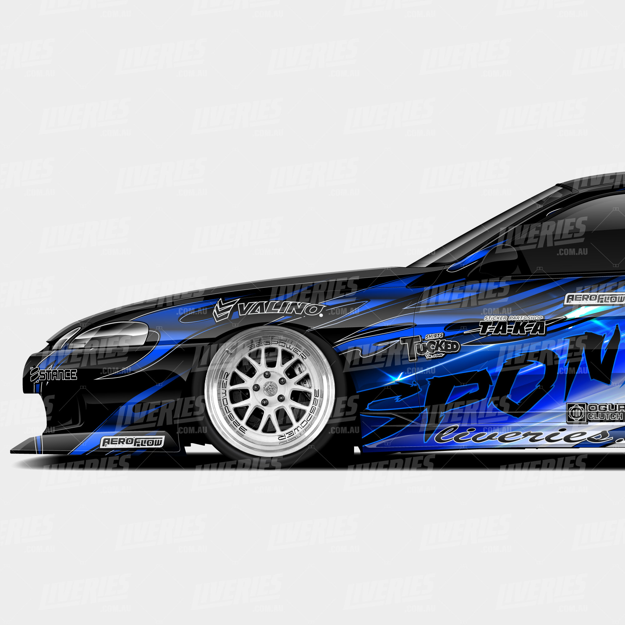 Zeus Night Drift Livery Design - Digital File, Motorsport Livery, Drift ...