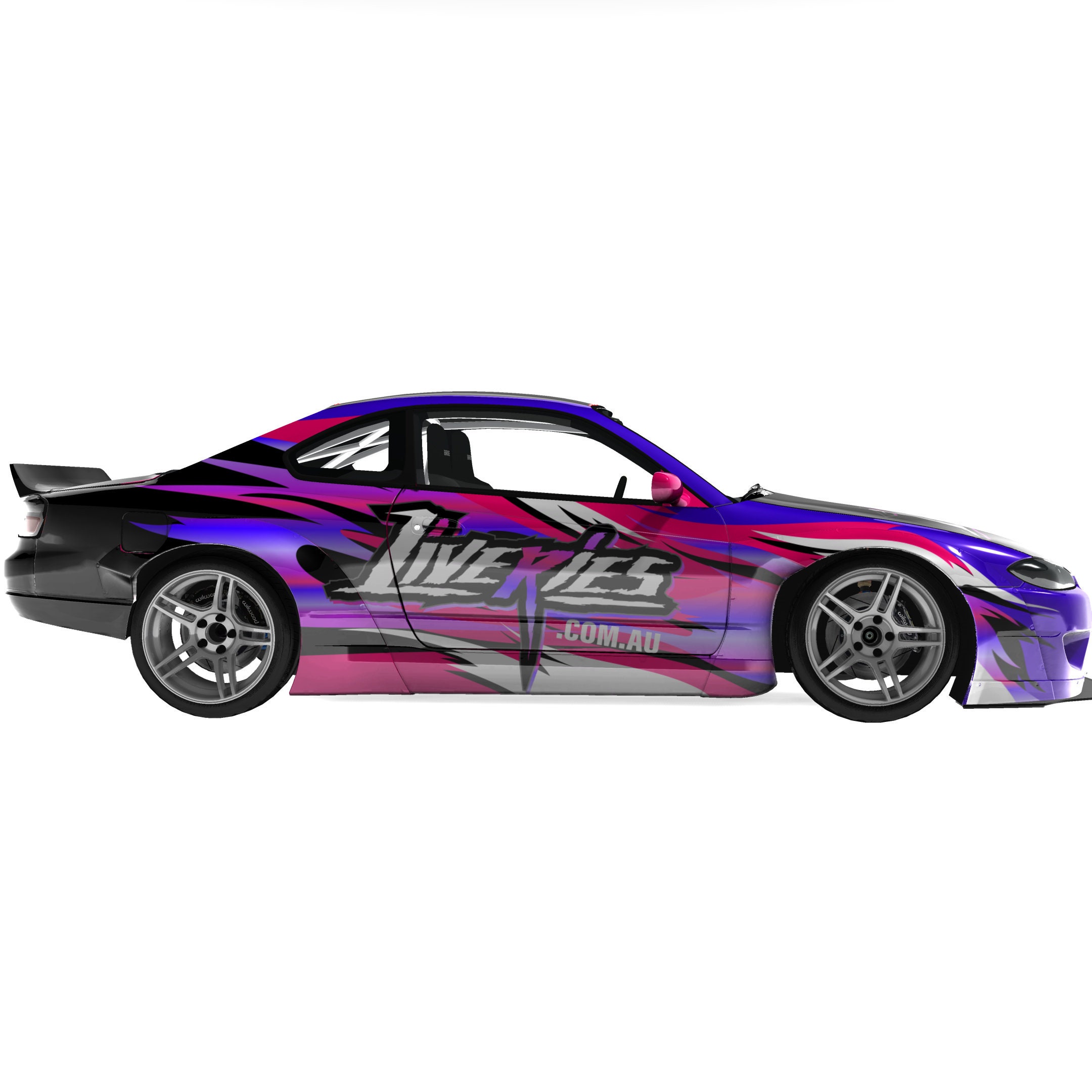 Fluid Pink Drift Livery Design - Car Wrap, Motorsport Livery, Drift ...