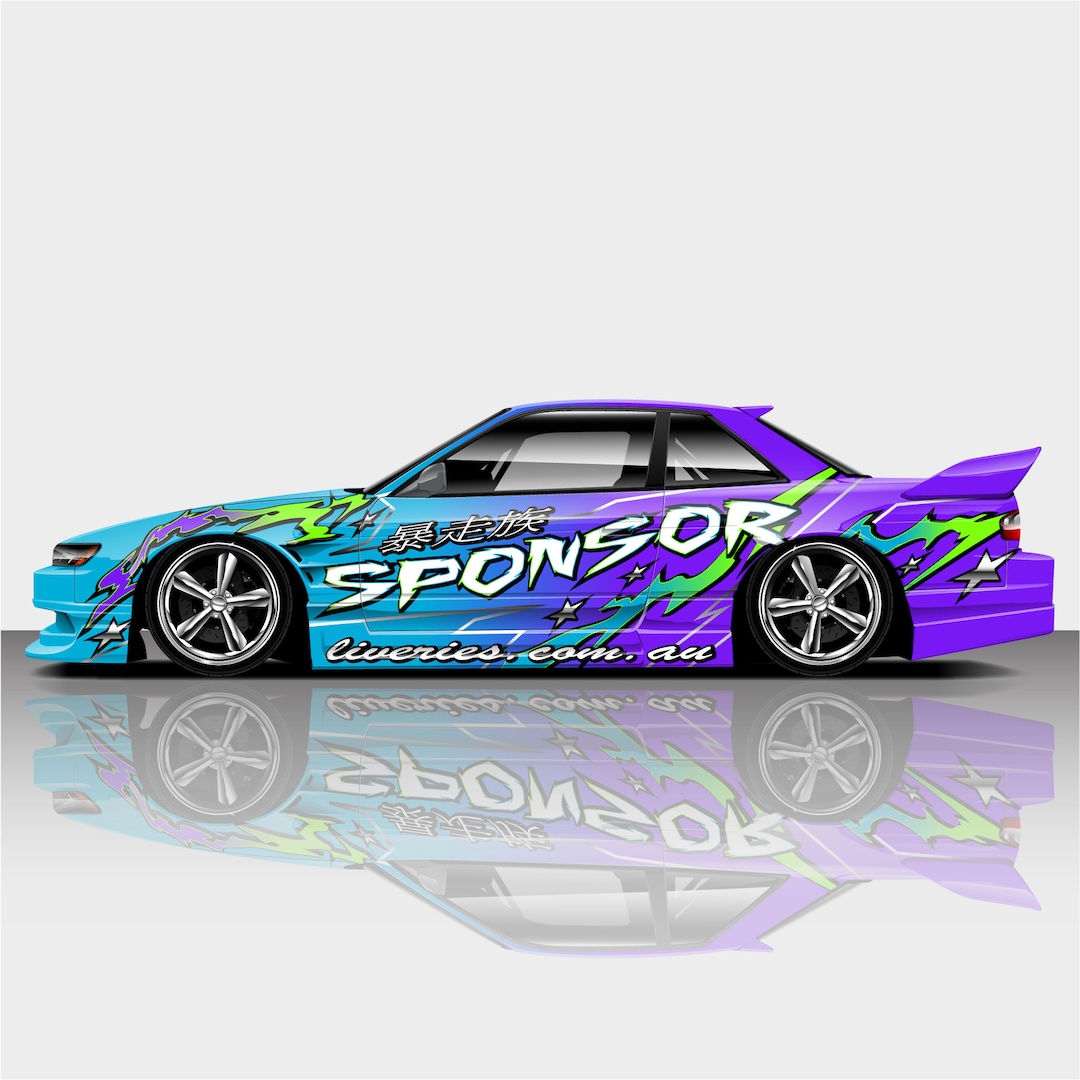 Beyond Stars Blurple Drift Livery Design - Digital File, Motorsport ...