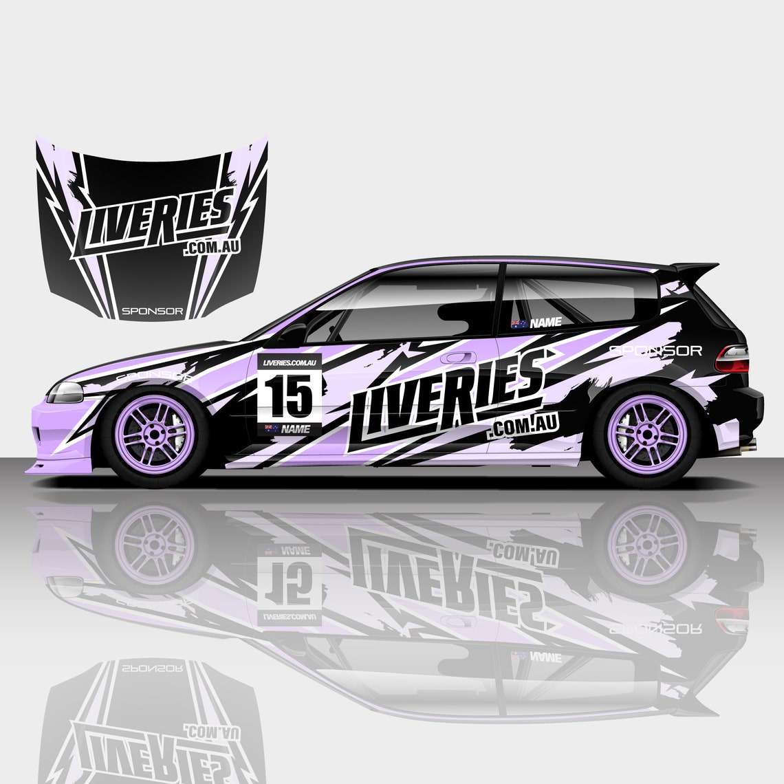 Taro Circuit King Circuit Livery Design - Car Wrap, Motorsport Livery ...