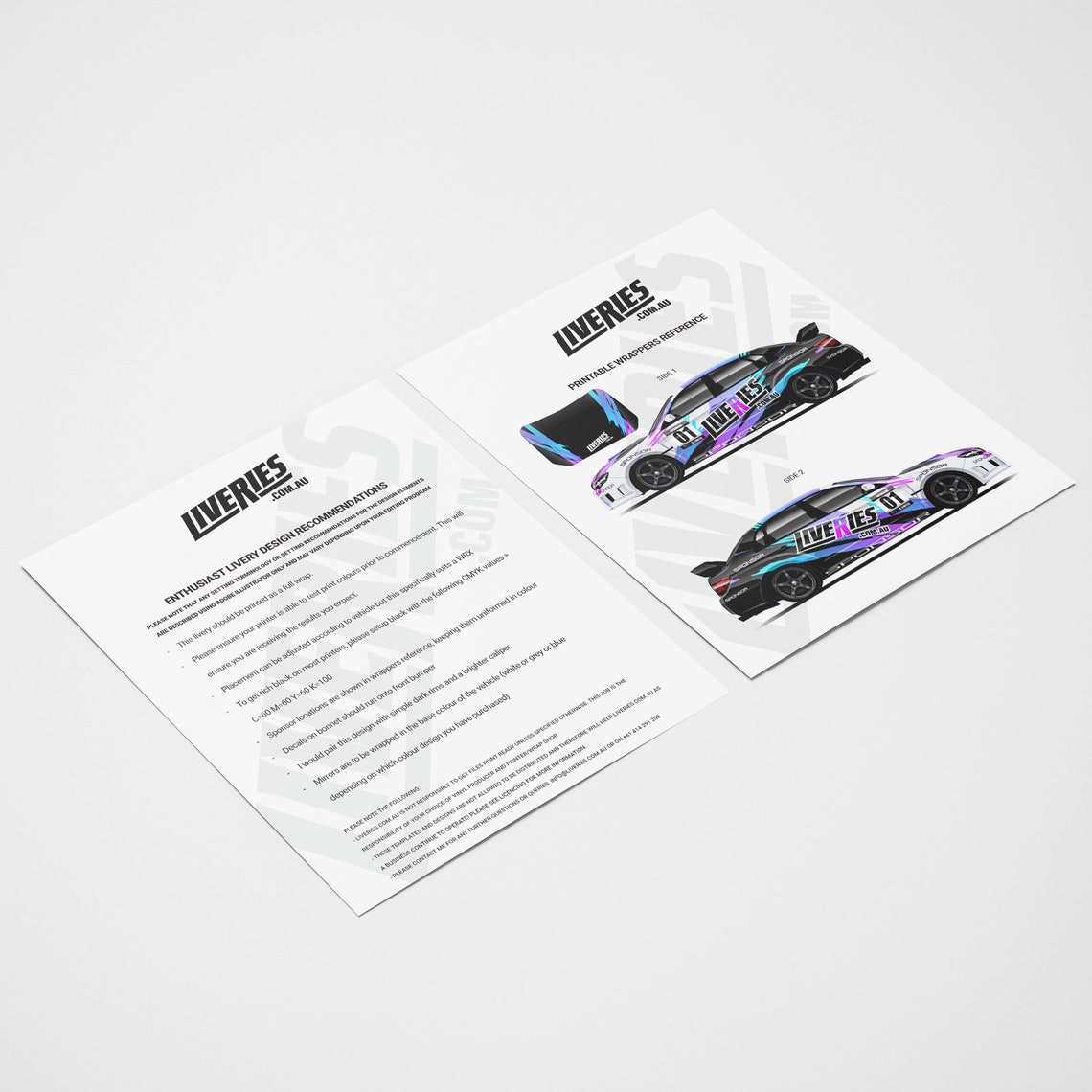 Enthusiast Liquid Rally Livery Design - Digital File, Motorsport Livery ...