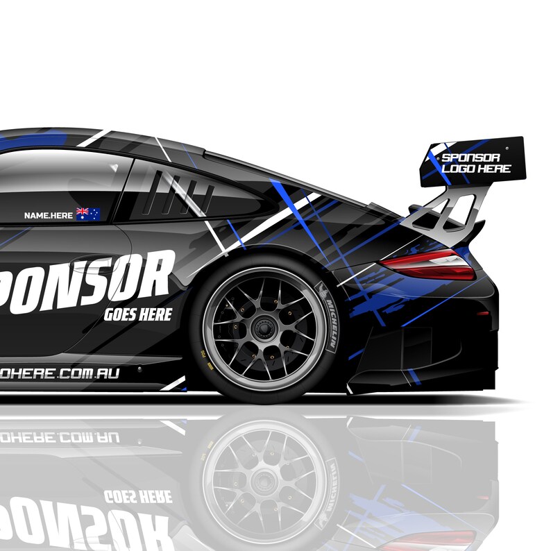 Crossed Lines Nightscape Circuit Livery - Digital File, Motorsport ...