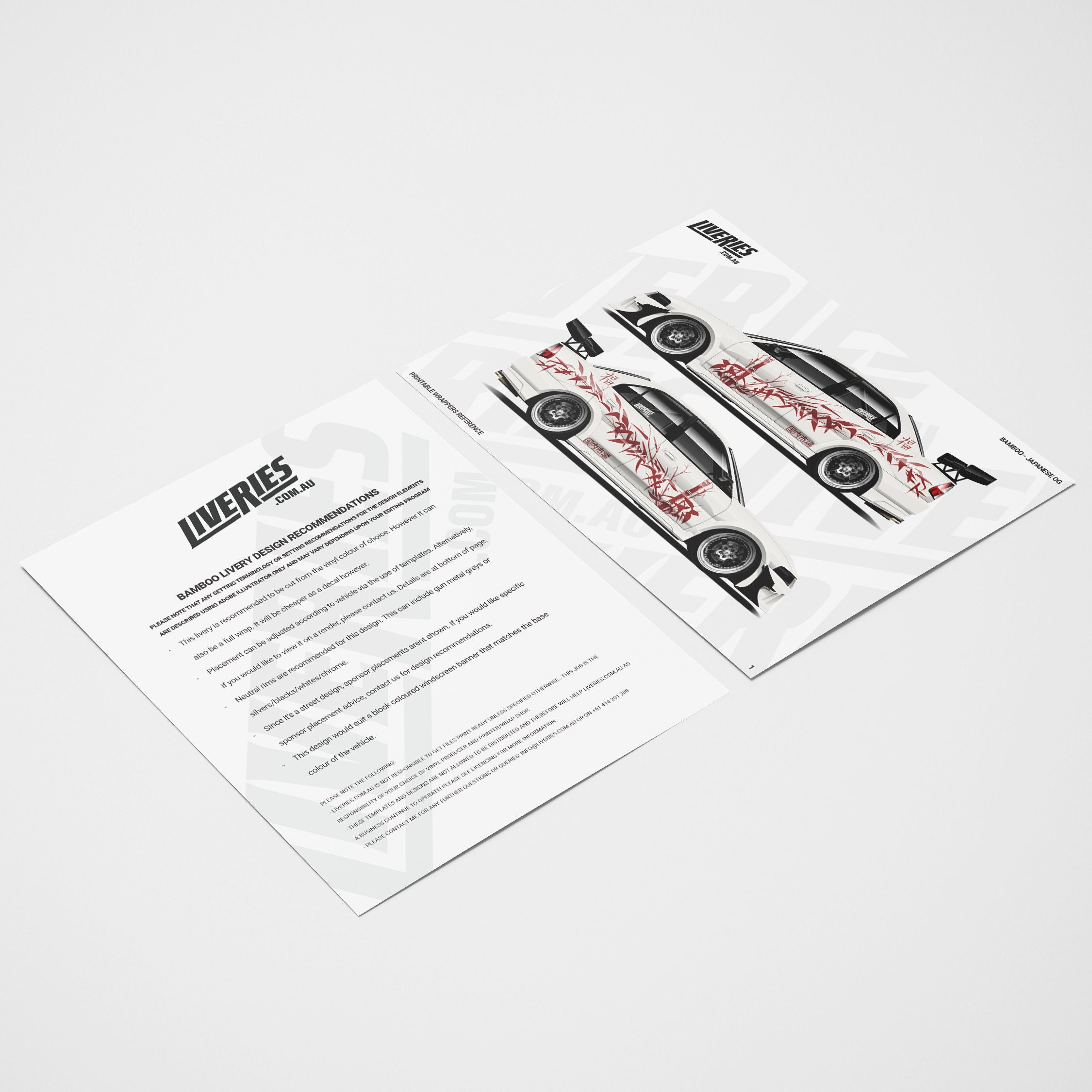 Bamboo Japanese OG Street Livery Design - Car Wrap, Motorsport Livery ...
