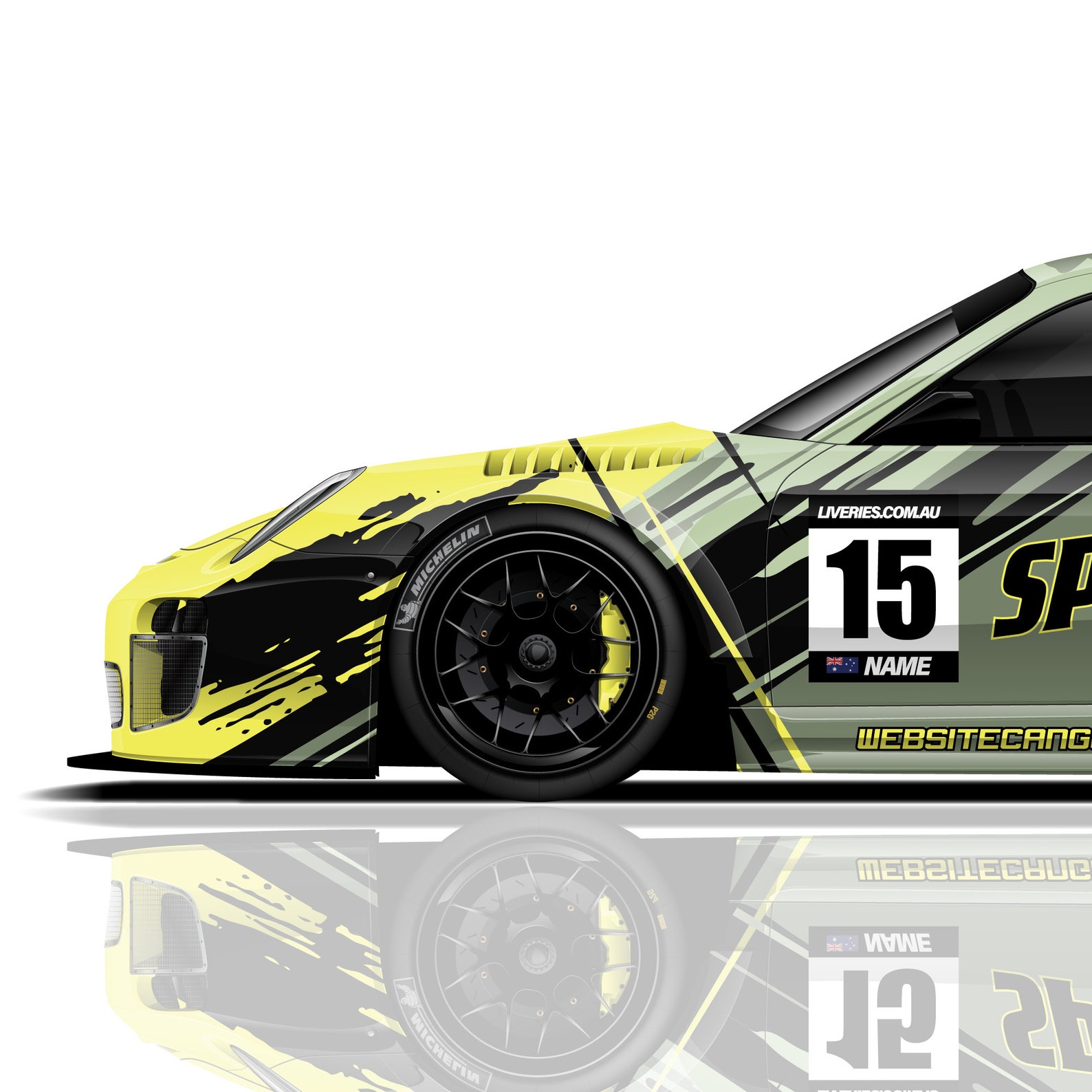 Crossed Lines Bushman Circuit Livery - Car Wrap, Motorsport Livery ...