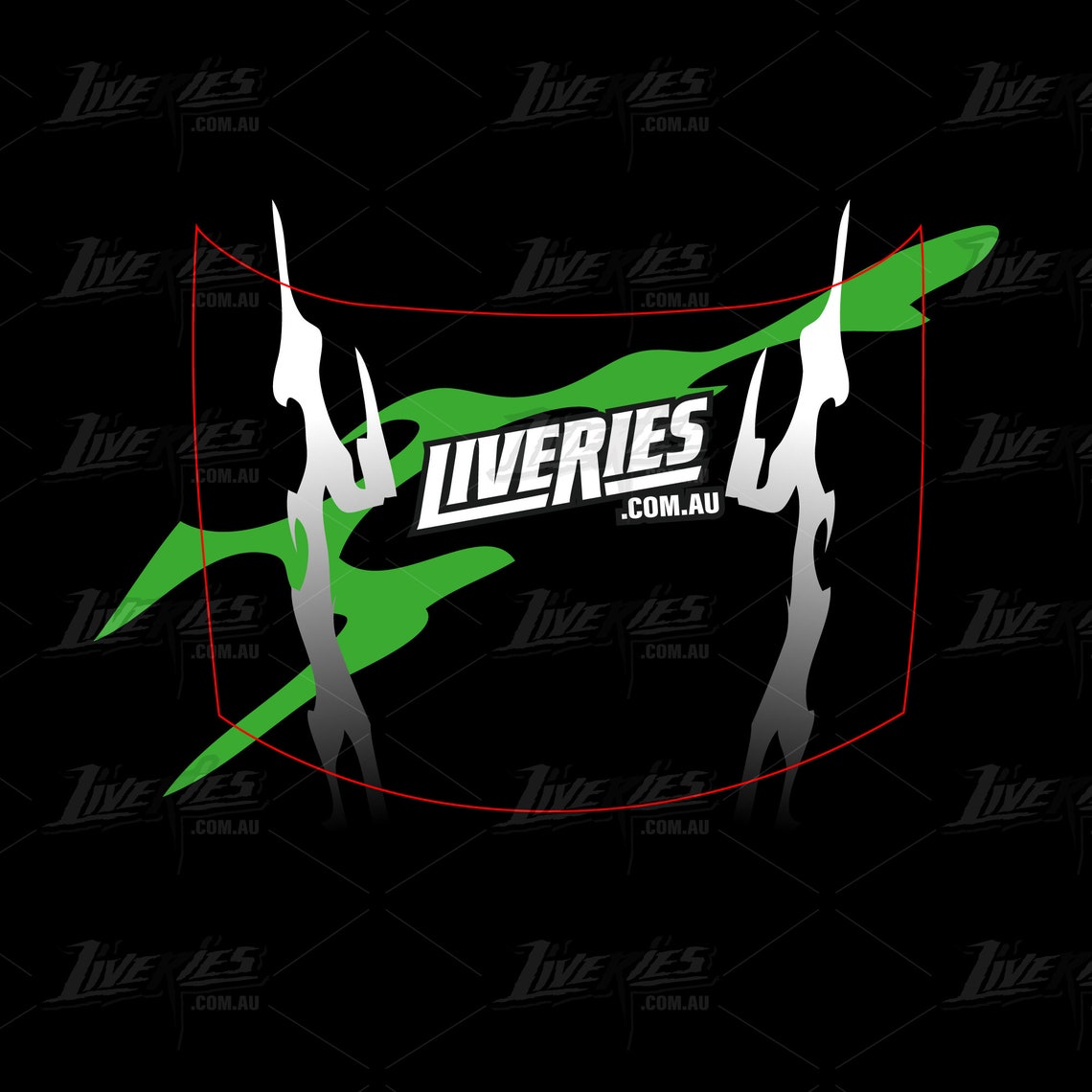 Swoosh Retro Rally Livery Design - Car Wrap, Motorsport Livery, Drift ...