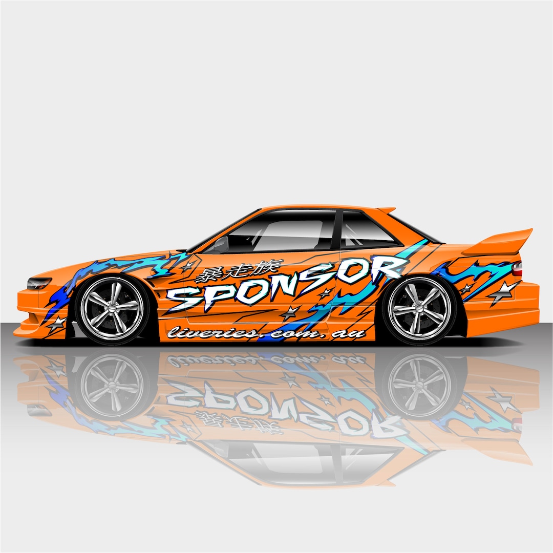 Beyond Stars Citrus Drift Livery Design - Car Wrap, Motorsport Livery ...