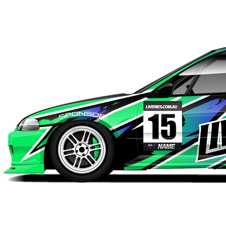 Mikazuki Circuit King Circuit Livery Design - Car Wrap, Motorsport ...