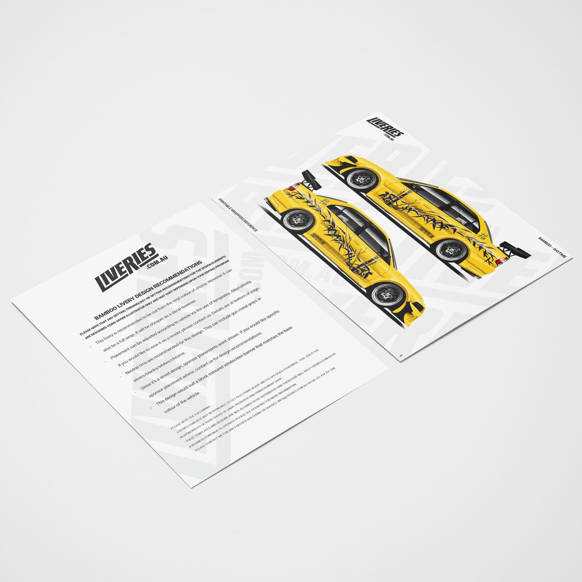 Bamboo Daytime Street Livery Design - Car Wrap, Motorsport Livery ...