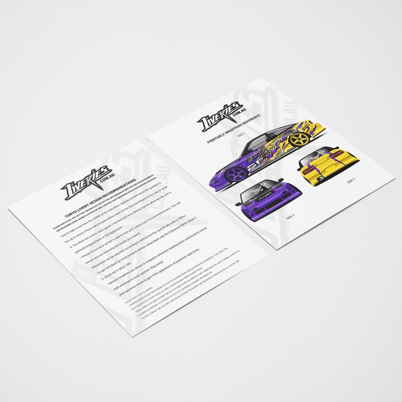 Tokyo Medallion Drift Livery Design - Digital File, Motorsport Livery ...