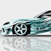 Fluid Teal Drift Livery Design Car Wrap, Motorsport Livery, Drift Livery Design Digital File - Etsy