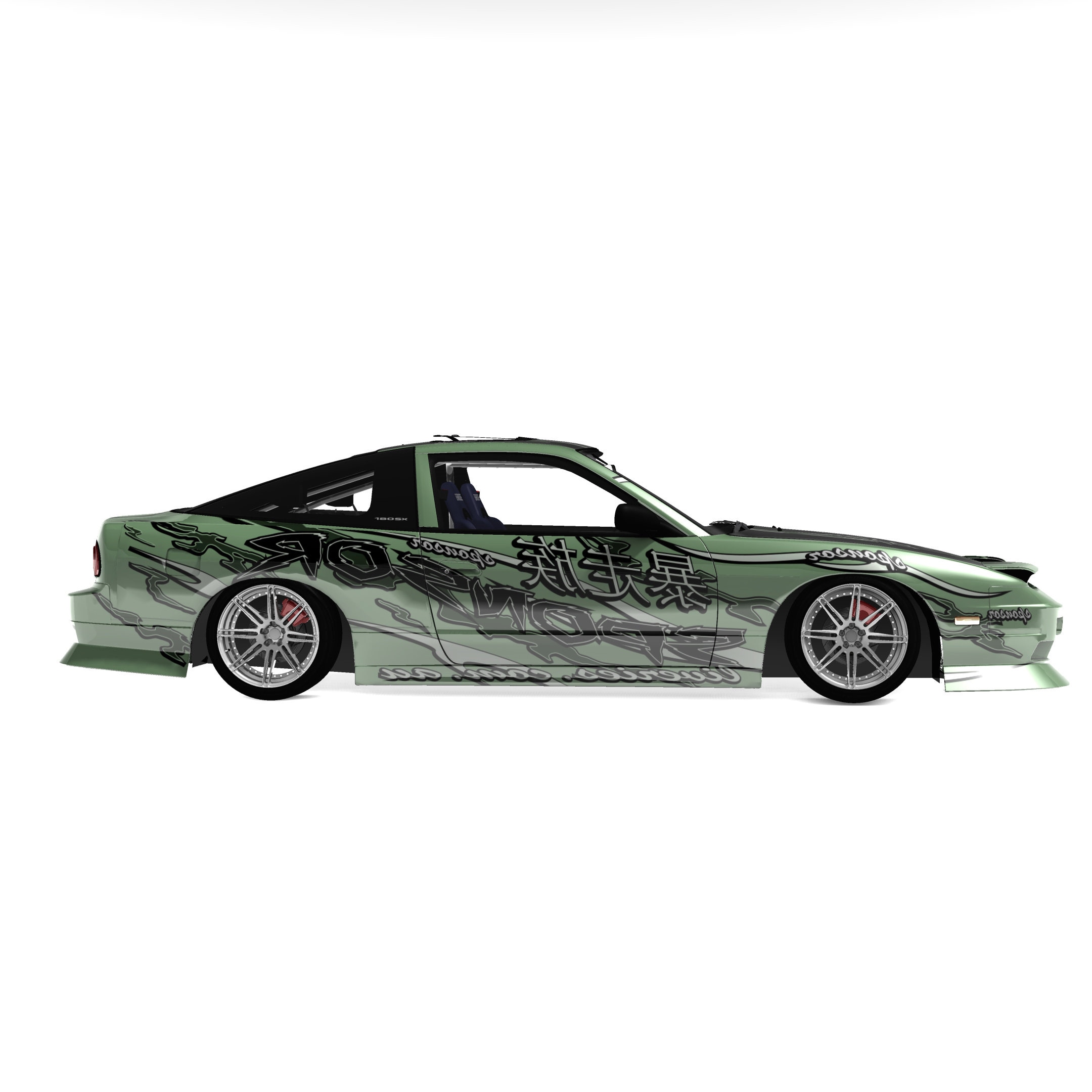 Tokyo Green Machine Drift Livery Design - Digital File, Motorsport Livery, Drift Livery, RC ...