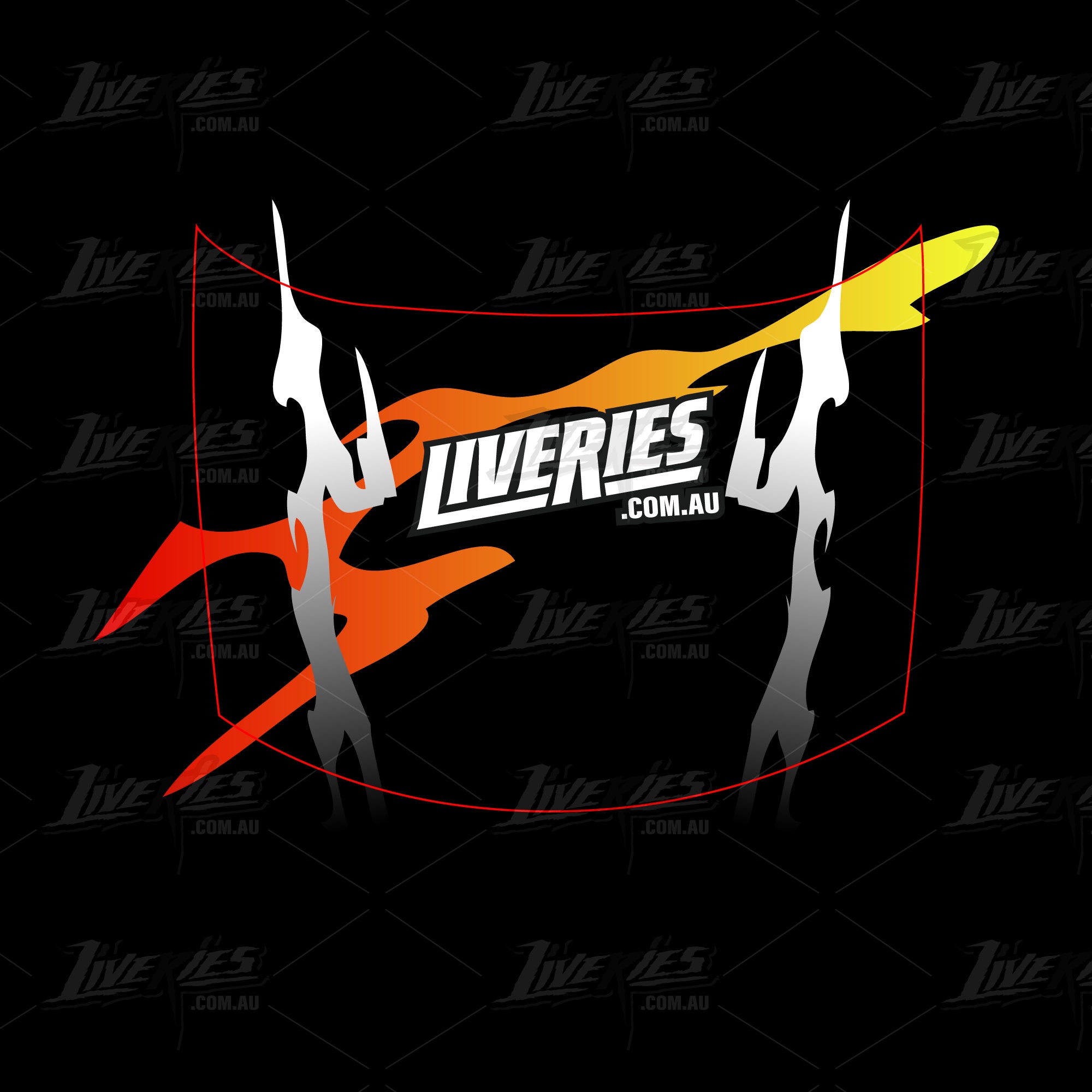 Swoosh Retro Rally Livery Design - Car Wrap, Motorsport Livery, Drift ...