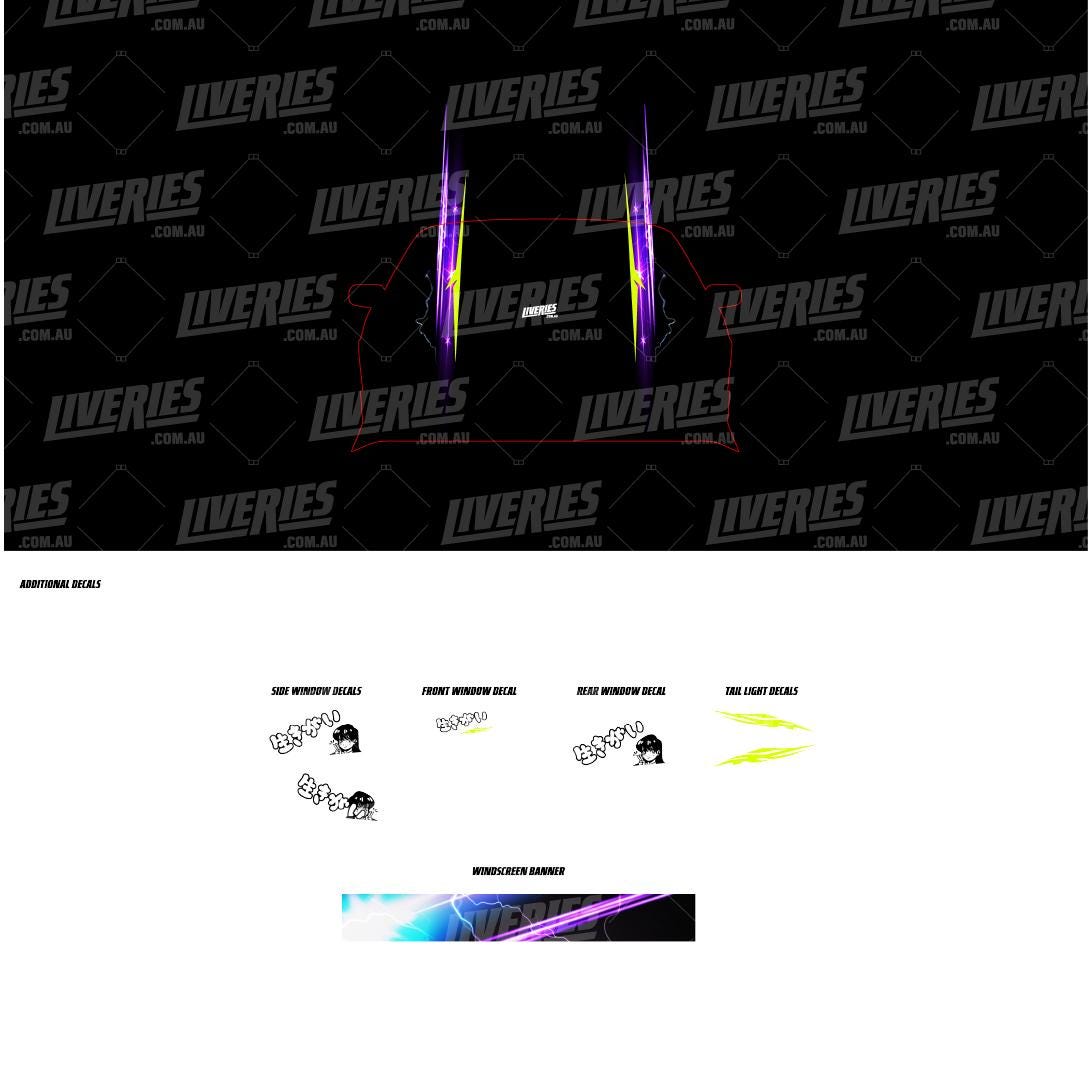 Ikigai Original Drift Livery Design - Digital File, Motorsport Livery ...