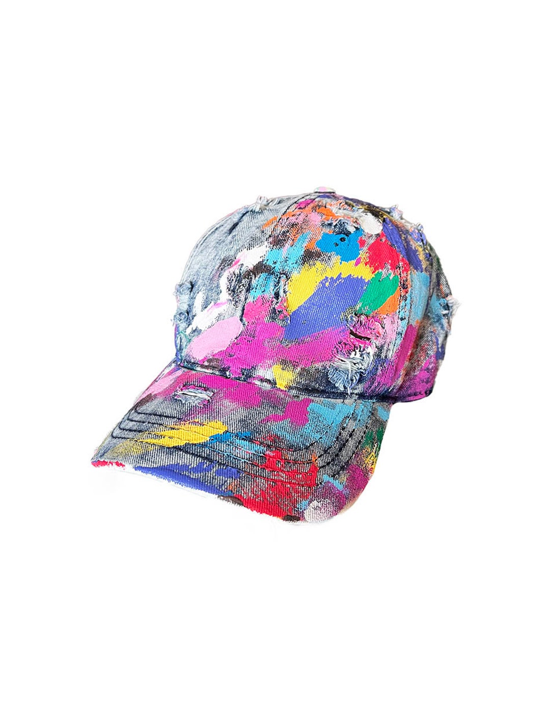 Hand Painted Pride Baseball Cap, Custom LGBTQ+ Cap ,dopamine Caps ...