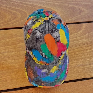 Pride Hand Painted Pride Baseball Cap Custom Rainbow - Etsy