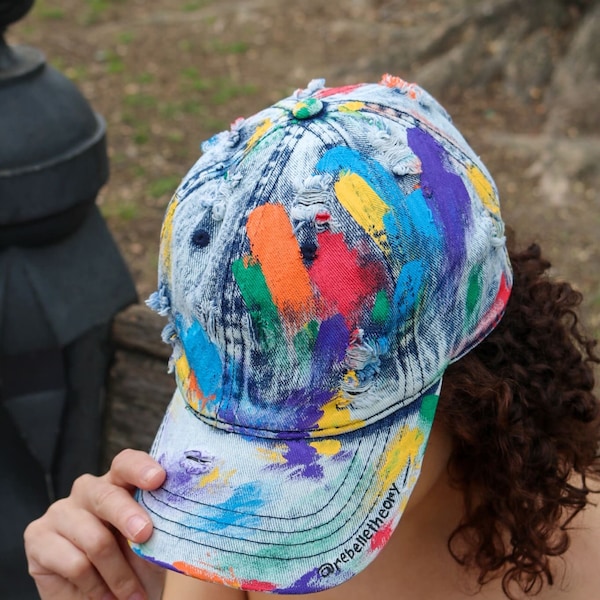 Hand Painted Hats - Etsy