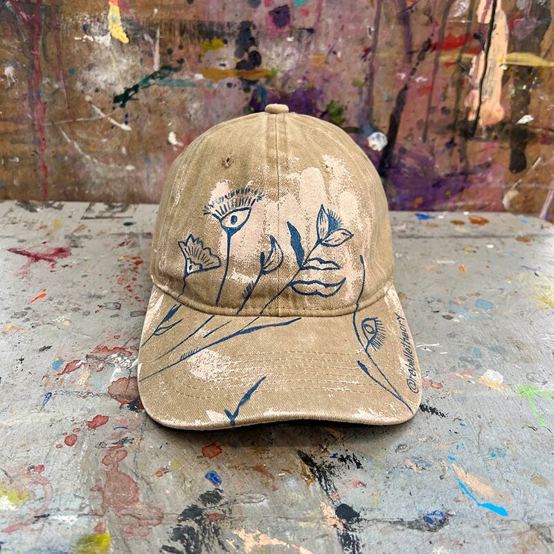 Hand Painted Hats - Etsy