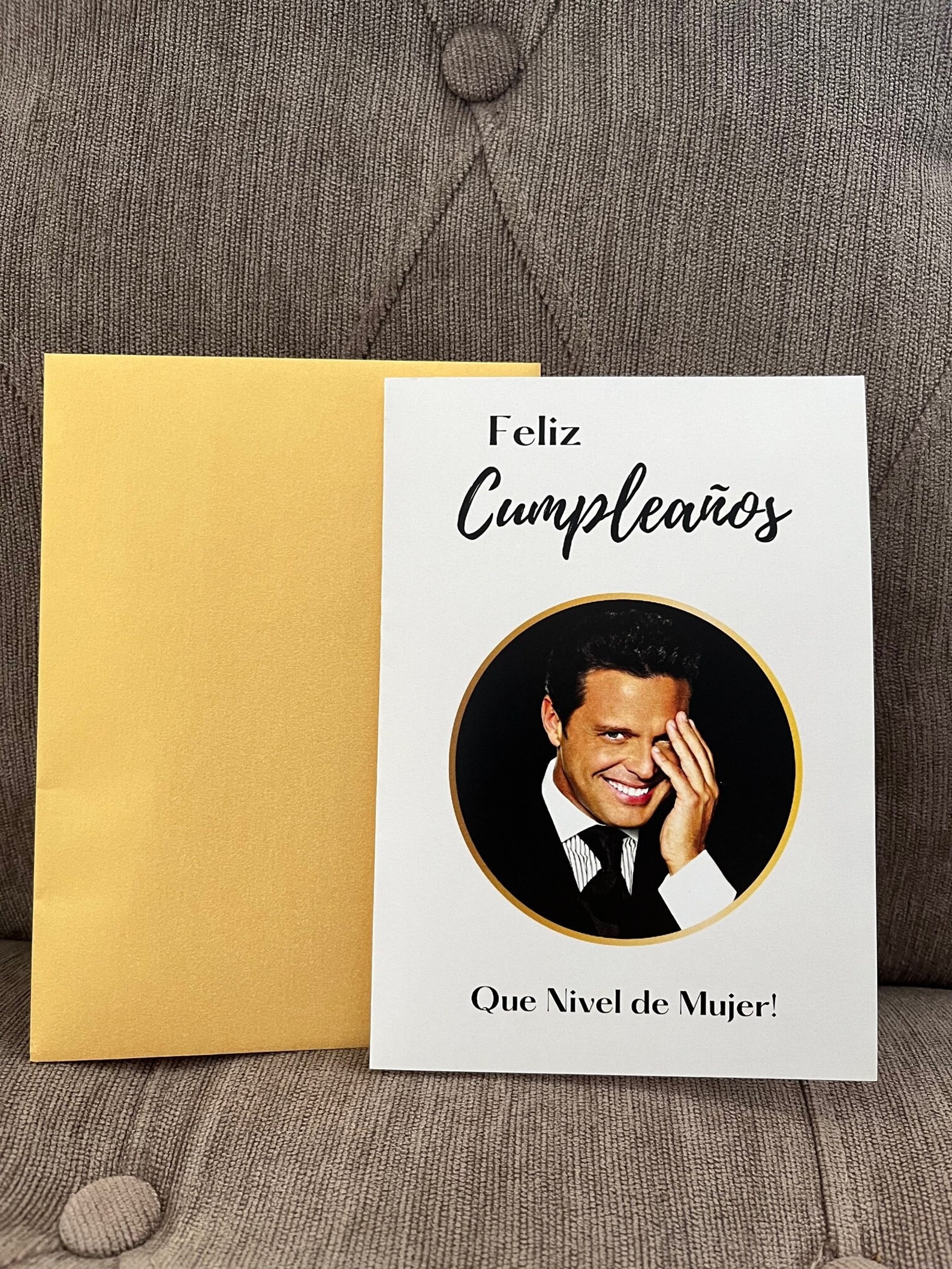 Luis Miguel Feliz Cumpleaños Birthday Card - Etsy