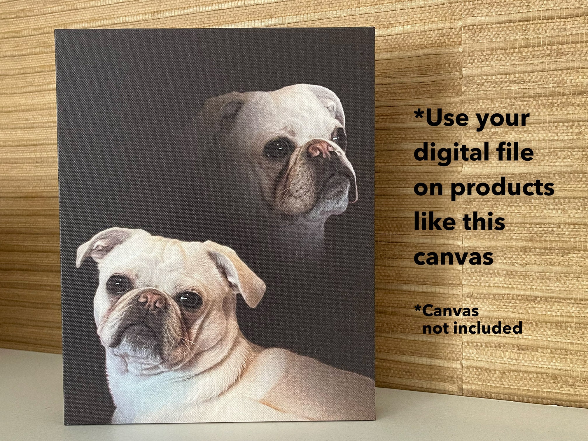 Personalized 80's Double Exposure Digital Pet Portrait - Etsy