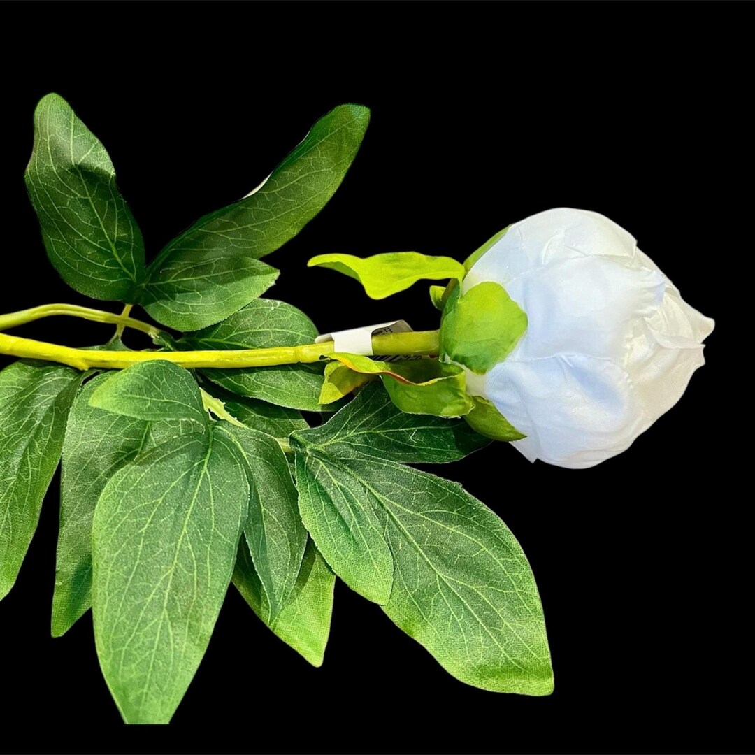 Artificial Peony Bud Spray White 22” - Etsy