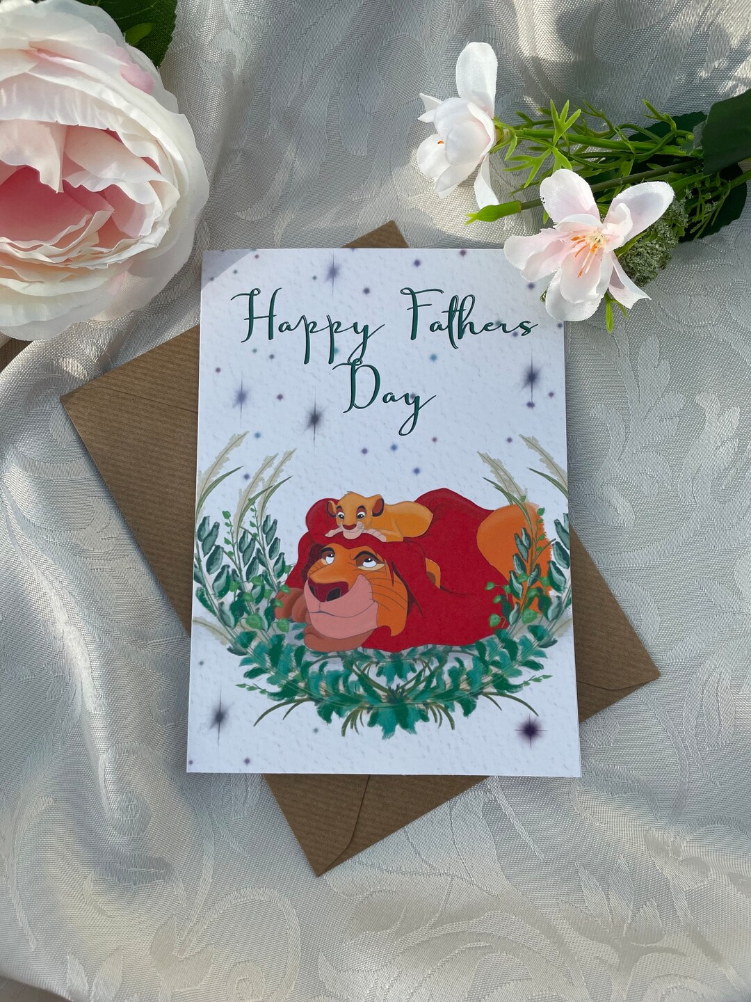 Lion King Inspired Fathers Day Card - Etsy