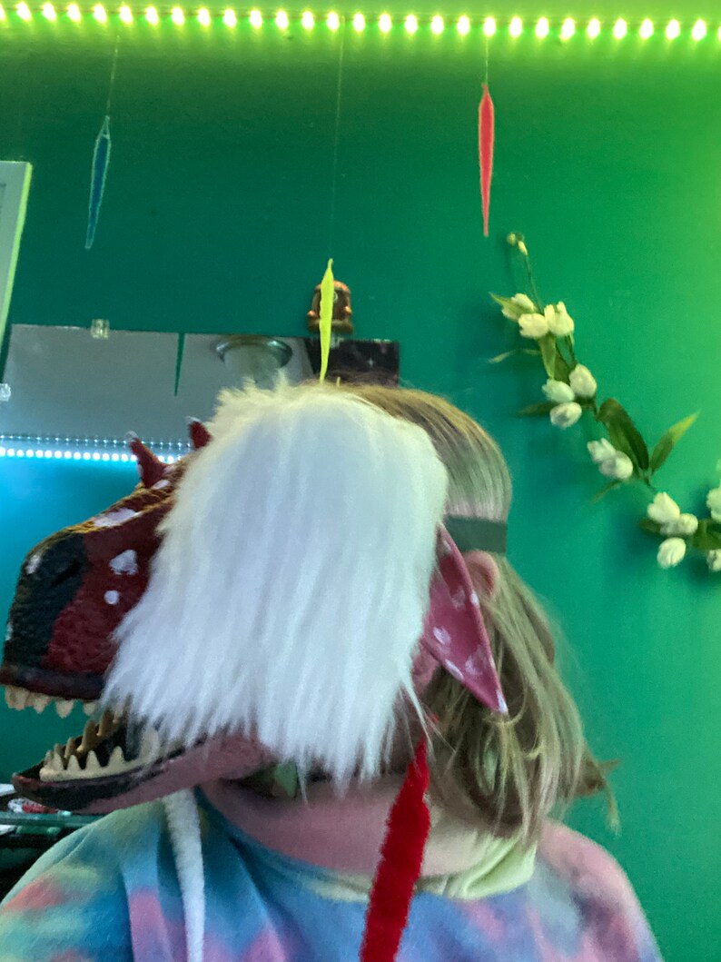 Mushroom Dino Mask - Etsy