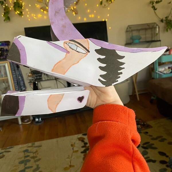 Paper Dragon Puppet - Etsy