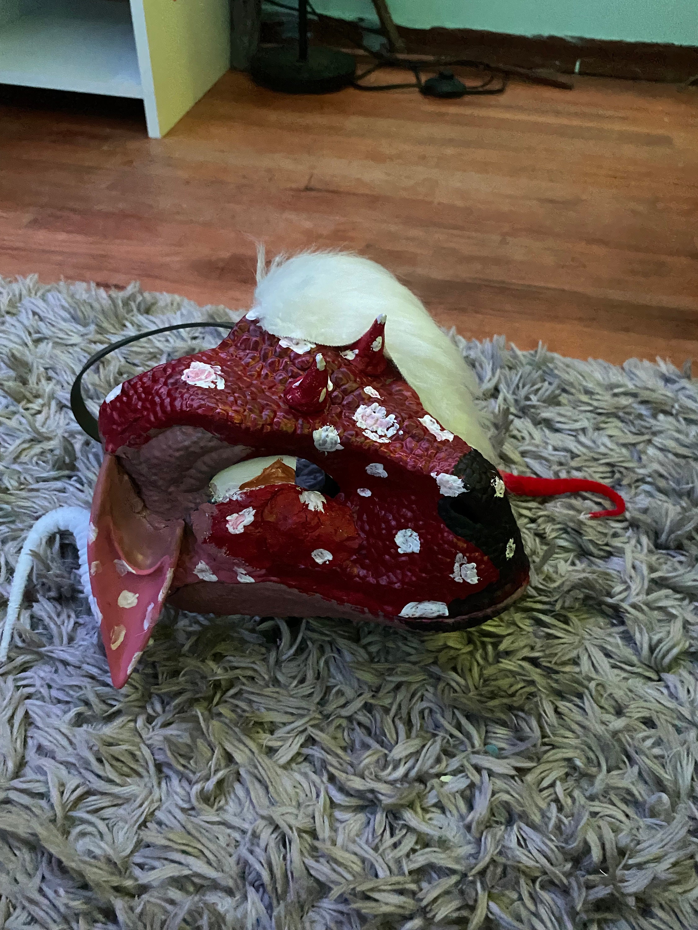 Mushroom Dino Mask - Etsy