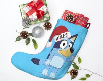 Bluey Christmas Stocking - Etsy