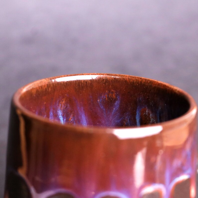 Dripping Style Multicolor Black Clay Pottery Handmade - Etsy