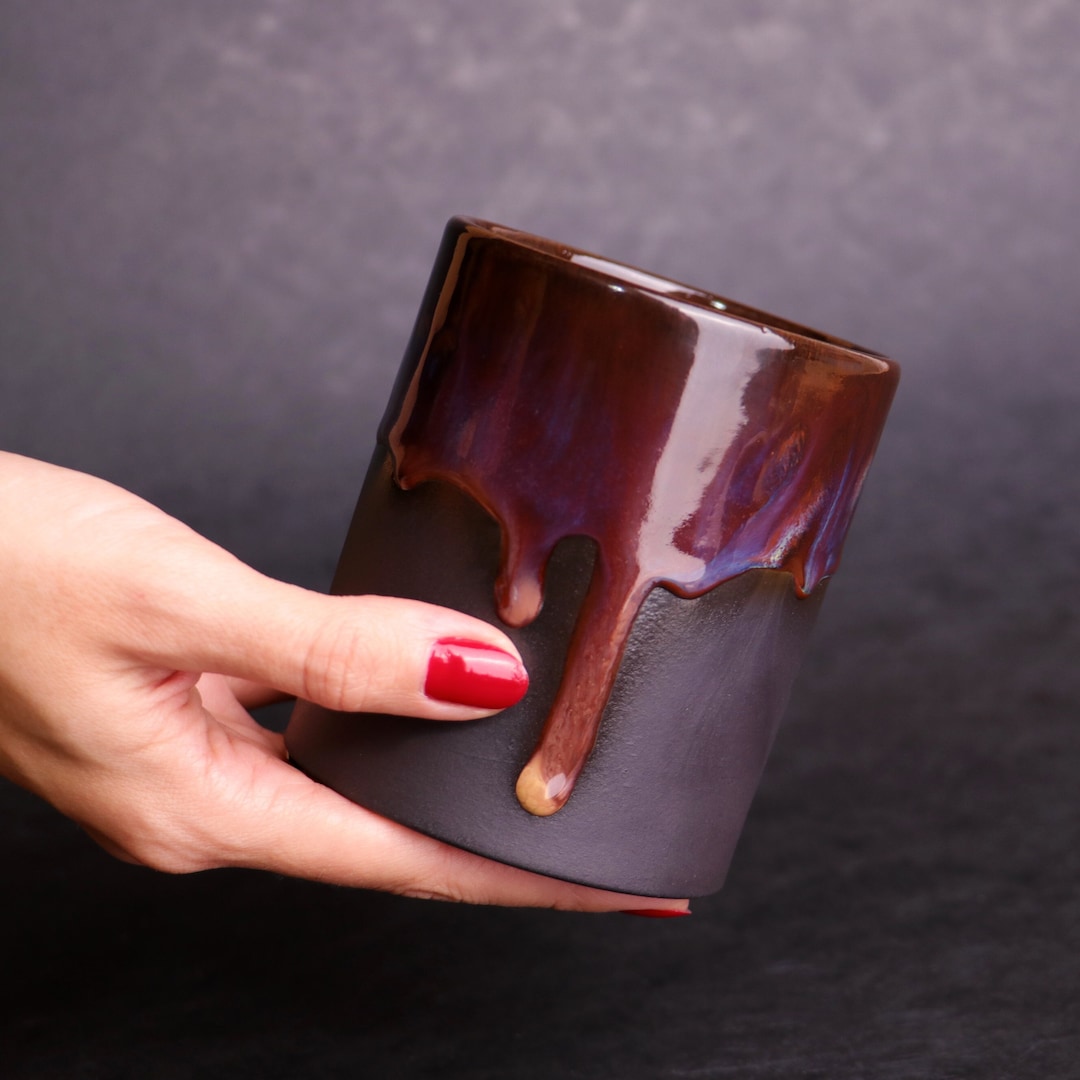 Handmade Pottery Cups, Handmade Ceramic Drinkware, Coffee/tea Stoneware ...