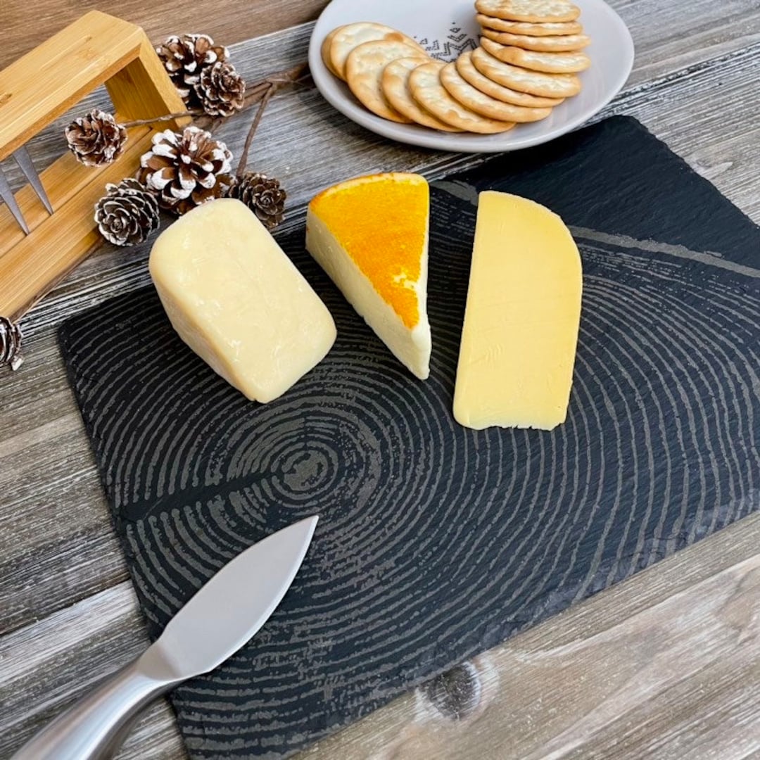 Tree Ring Print Cheese Board ~ Original Art ~ Rustic Charcuterie Board ...