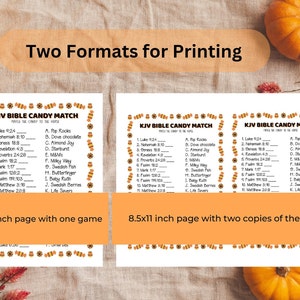 DIGITAL KJV Bible Candy Party Match Game, Harvest Bible Game for Kids ...