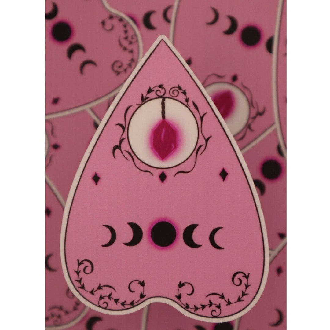 Pink Crystal Planchette Sticker for Laptops Journals Cars - Etsy