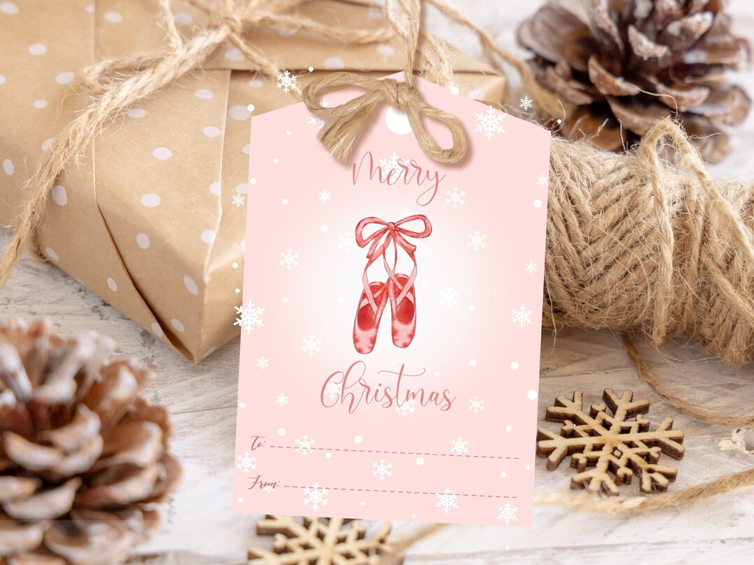 Printable Nutcracker Holiday Theme Digital Gift Tags, Festive Christmas ...