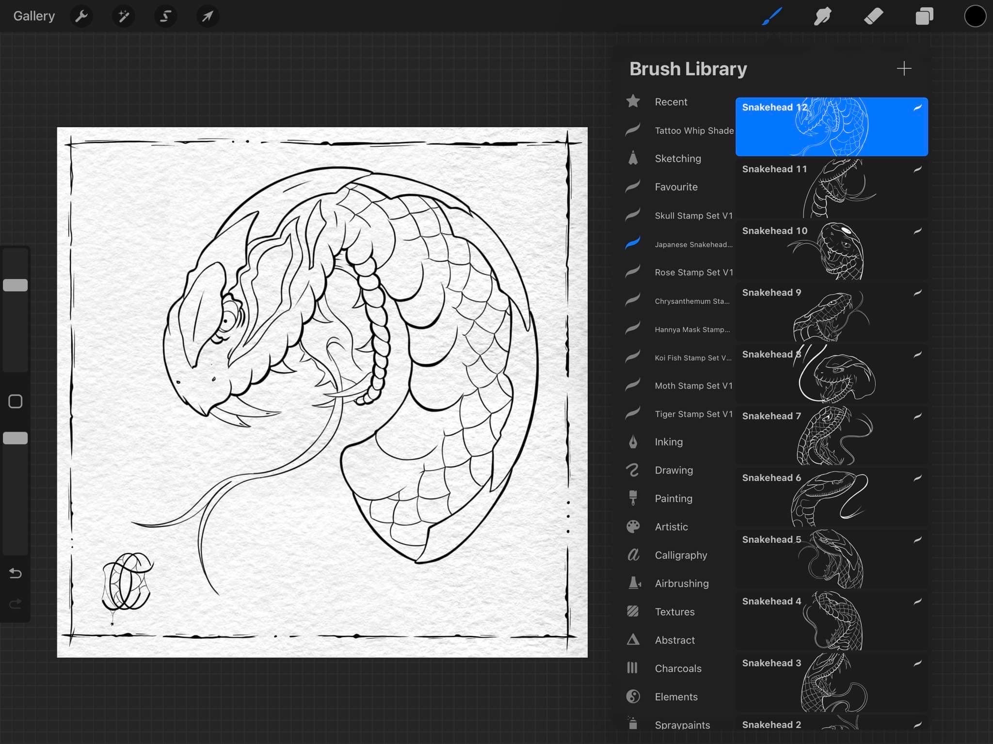 Snakehead Stencil's / Brush Set- 12 Pack - Etsy