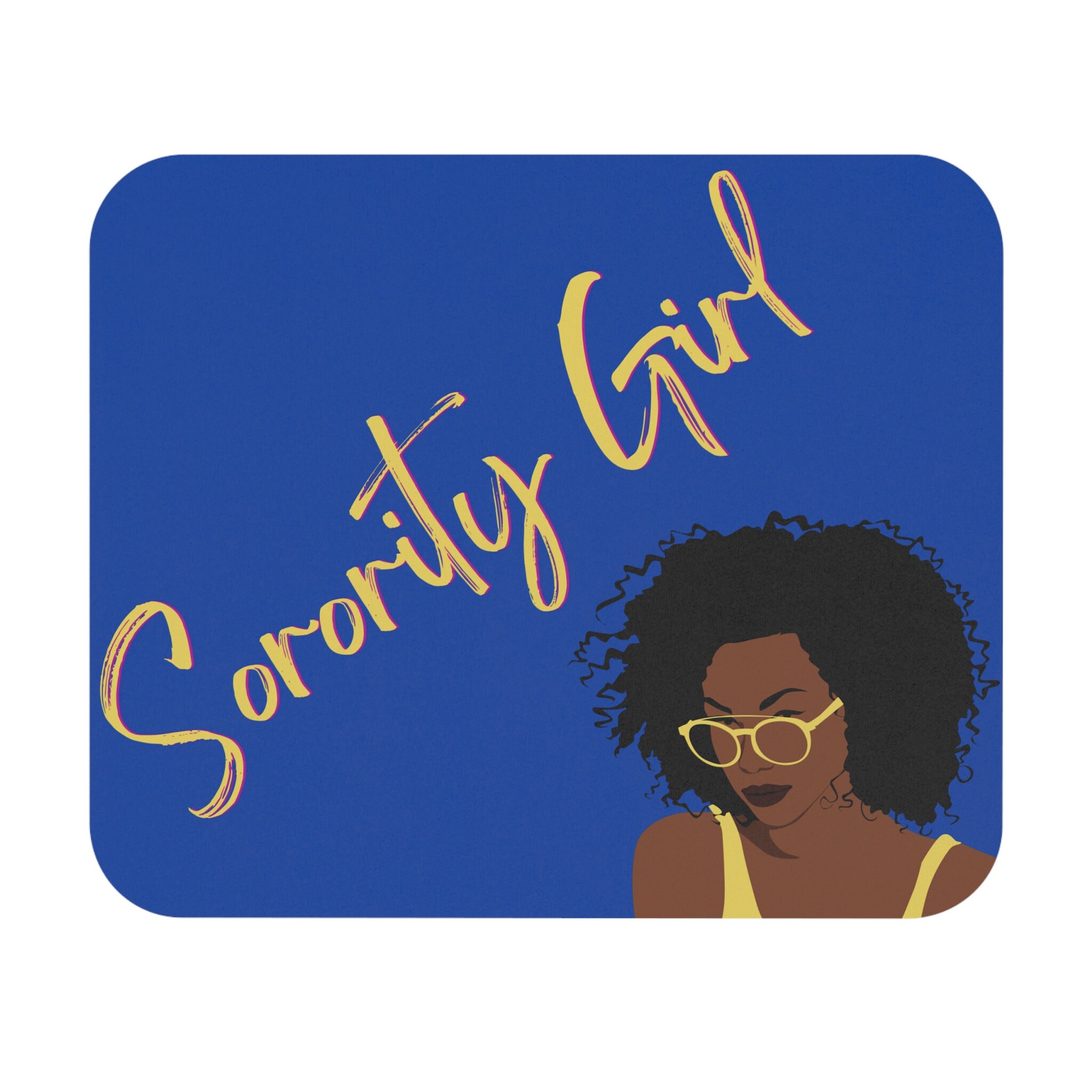 Sigma Gamma Rho Inspired Sorority Girl Mouse Pad rectangle - Etsy