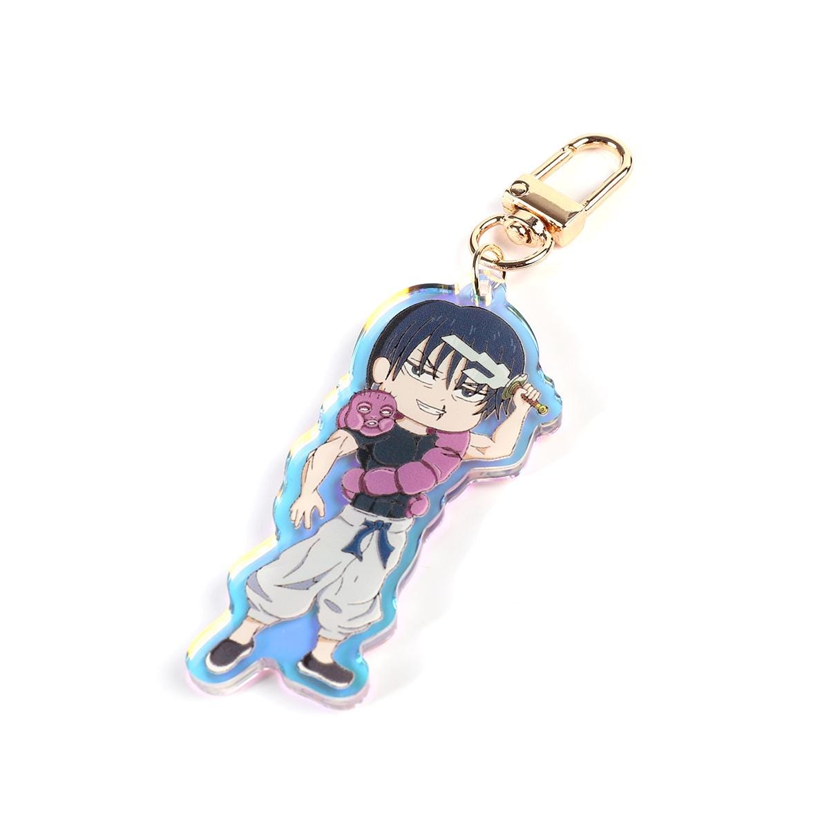 Toji- Jujutsu Kaisen- Keychain Epoxy Acrylic Keychains / Rainbow Finish ...