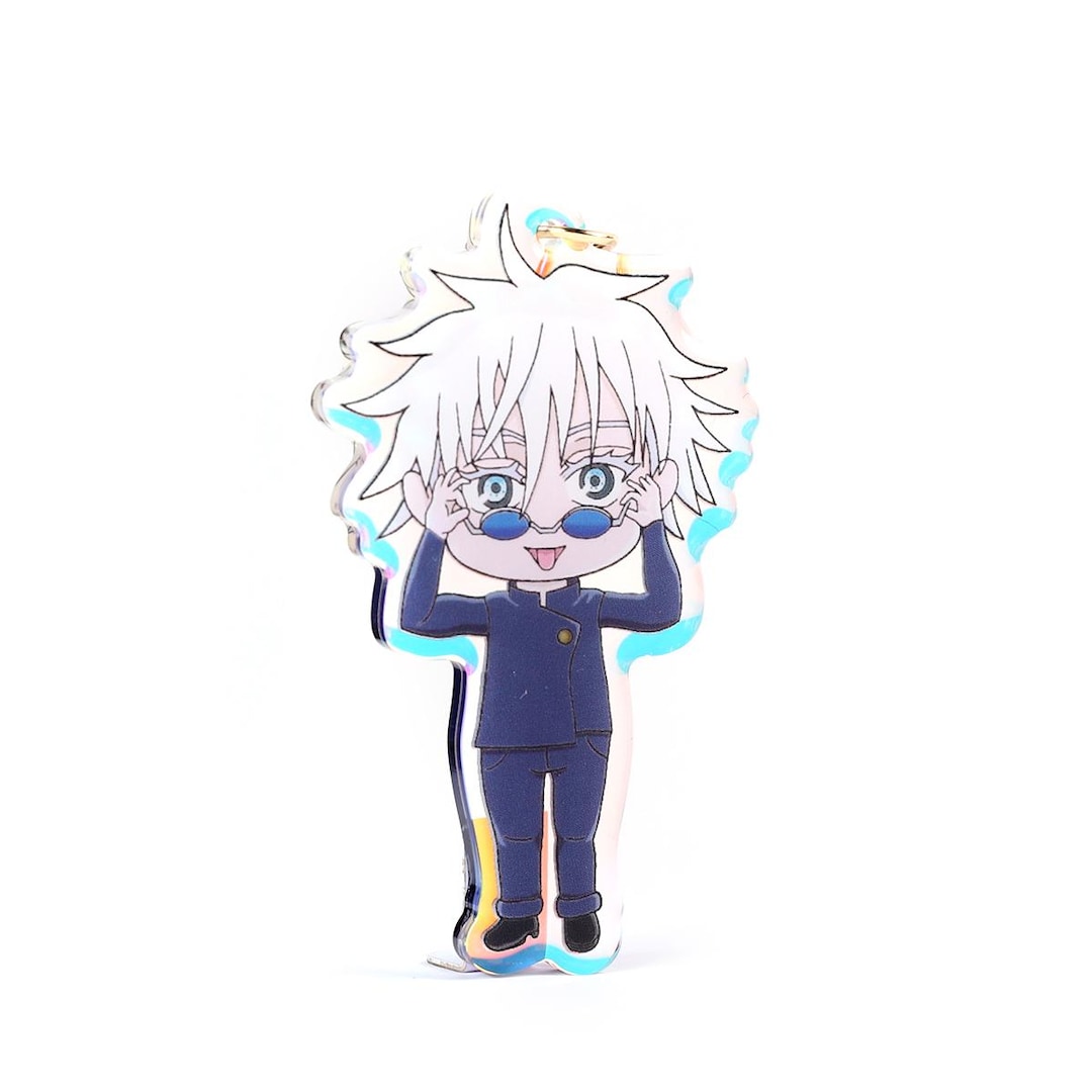 Gojo Saturo- Jujutsu Kaisen- Keychain Epoxy Acrylic Keychains / Rainbow ...