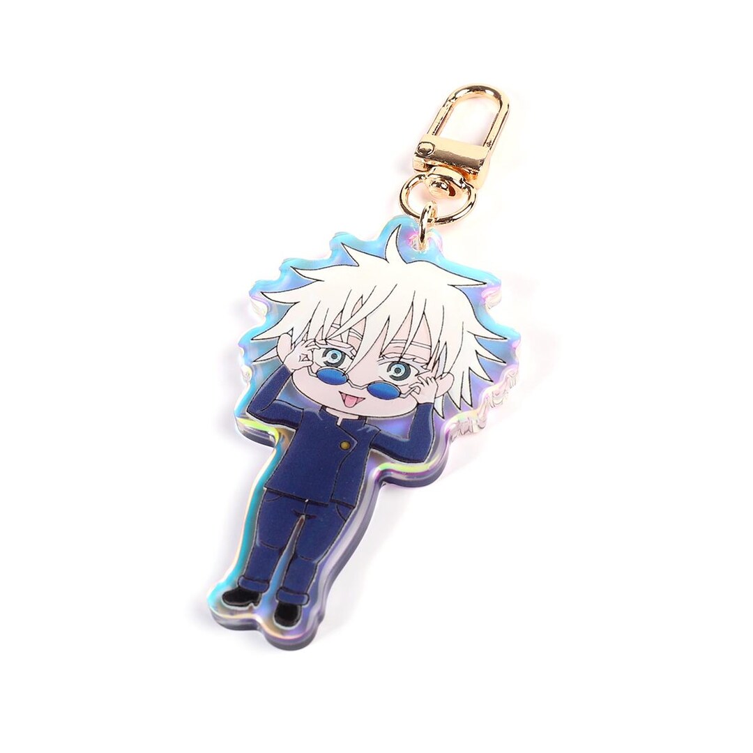 Gojo Saturo Jujutsu Kaisen Keychain Epoxy Acrylic Keychains / Rainbow ...