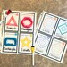 Shape Playdough Flashcards Bilingual Flashcards Fine Motor - Etsy
