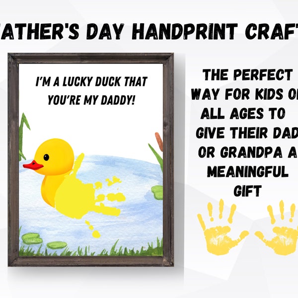 Duck Handprint Art - Etsy