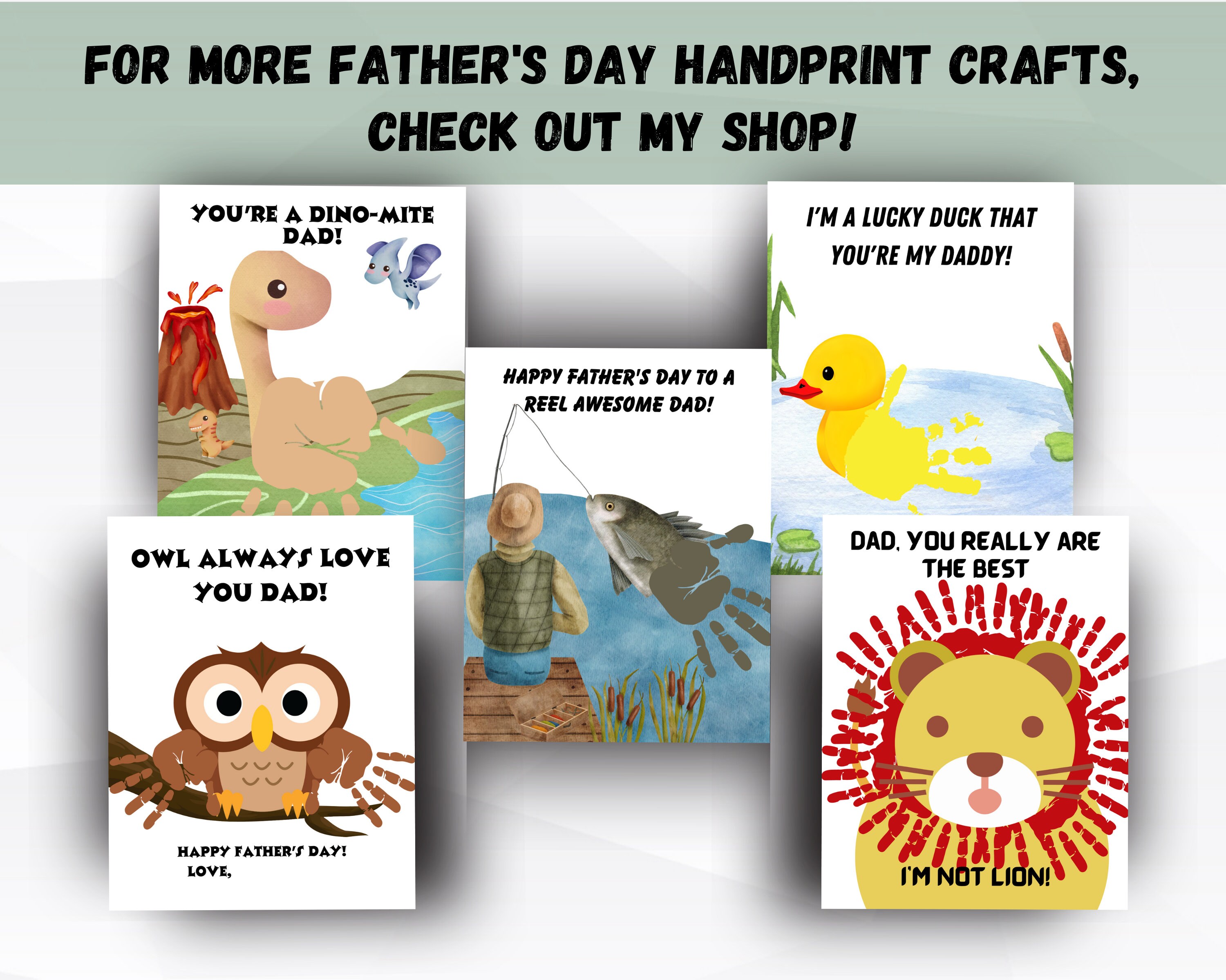 Father's Day Footprint Craft, DIY Gift for Dad From Kids, Keepsake for ...
