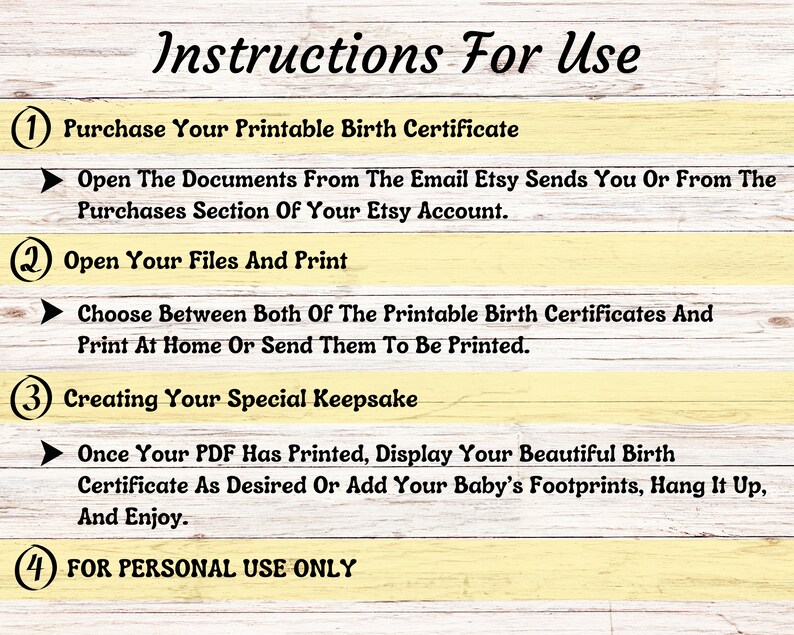 Strawberry Birth Certificate Printable, Birth Stats Sign, Baby Hospital ...