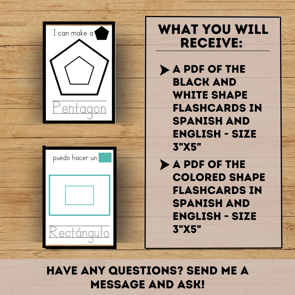 Shape Playdough Flashcards Bilingual Flashcards Fine Motor - Etsy