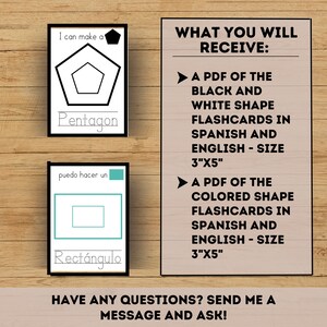 Shape Playdough Flashcards, Bilingual Flashcards, Fine Motor Promoter ...