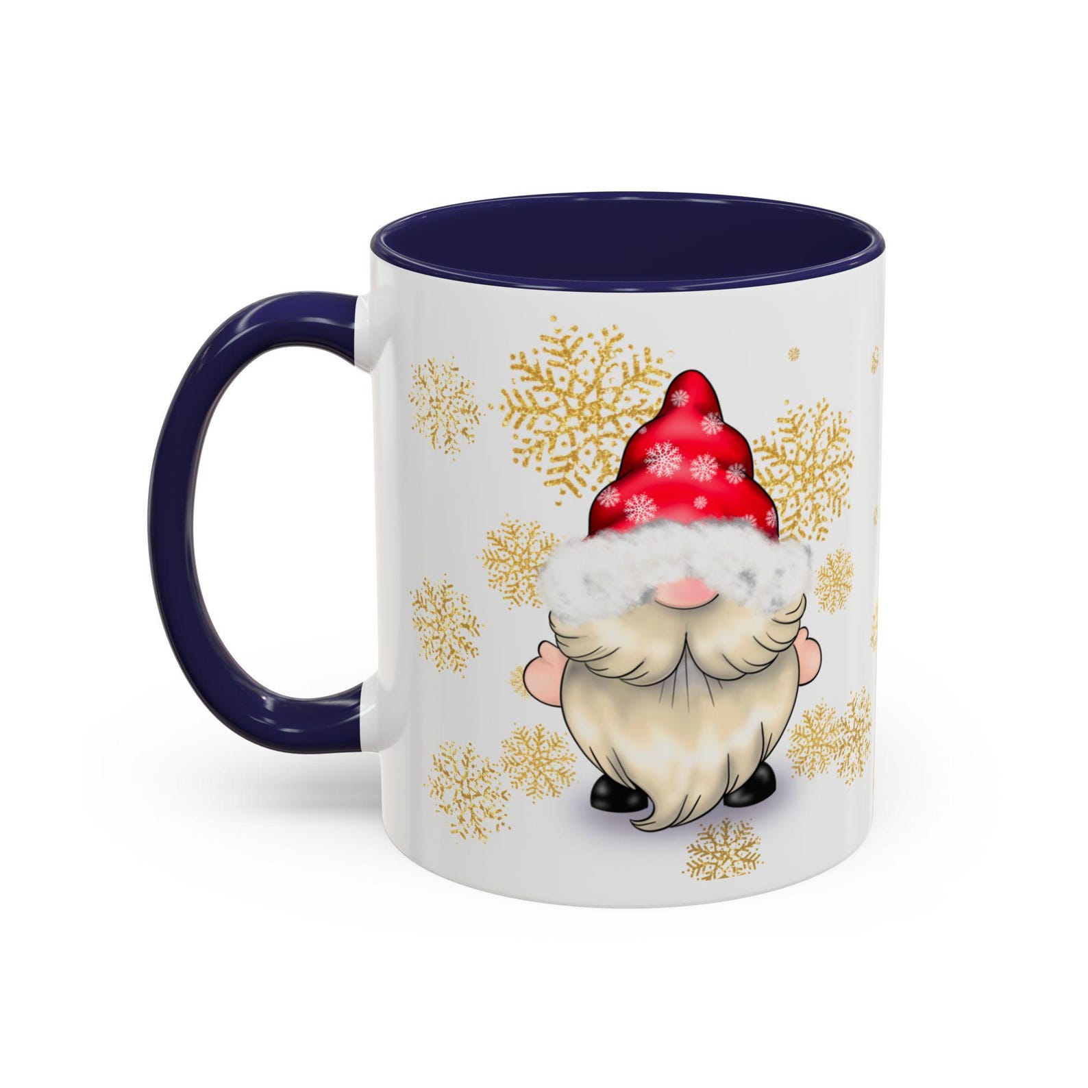 Christmas Cheeky Bum Santa Gnome Accent Coffee Mug | 11oz and 15oz ...