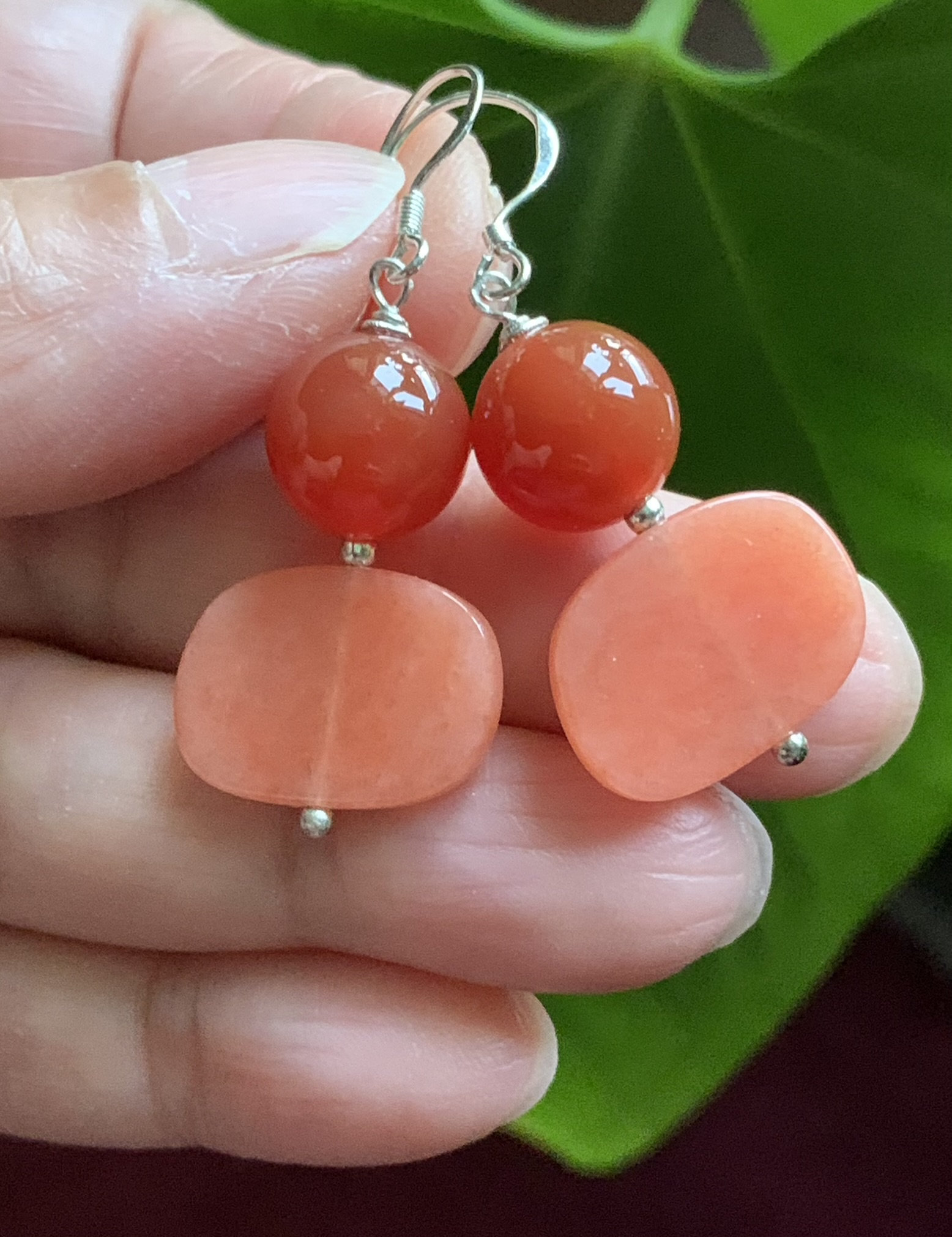 PRETTY COLORS Various Color Combinations 925 Sterling Silver Handmade ...