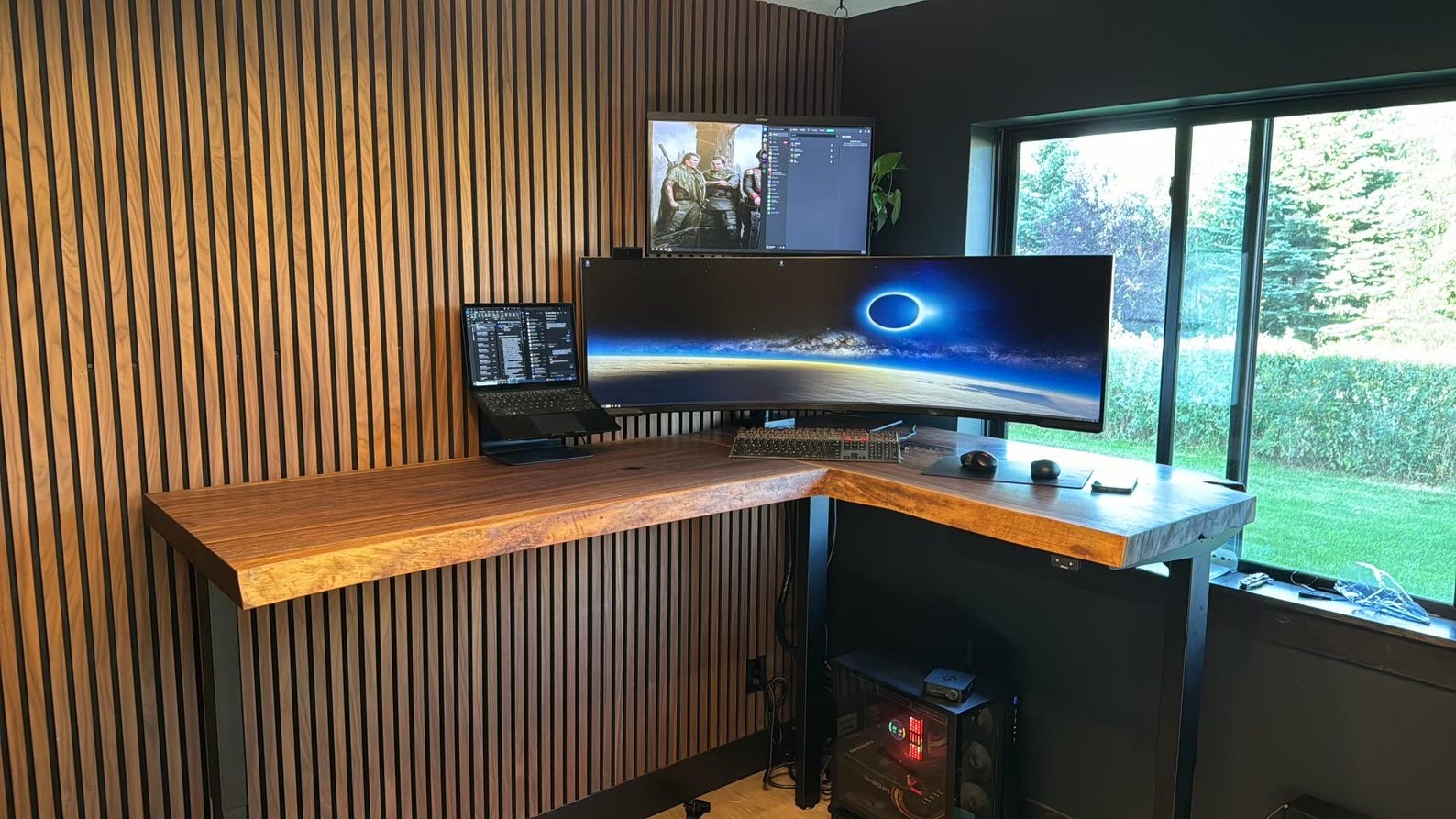 Live Edge Walnut Corner Desk. - Etsy