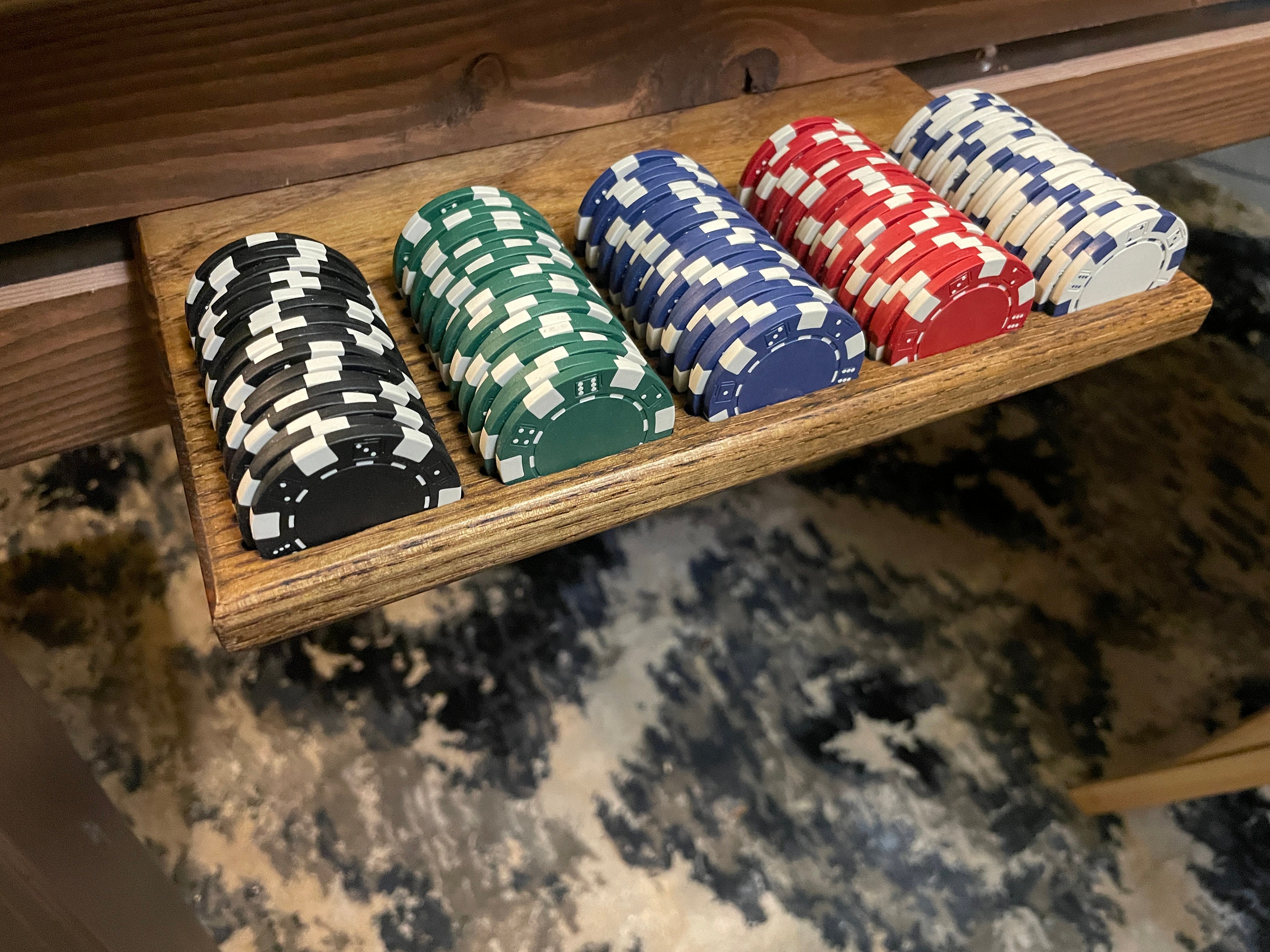 The Gambler. Magnetic Poker Chip Holder for Your Board Game Table - Etsy